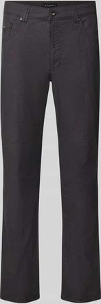 Bugatti Straight Fit Hose aus Baumwoll-Mix Modell Yarn