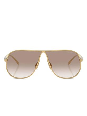 Miu Miu Eyewear Geometrische Sonnenbrille - Gold