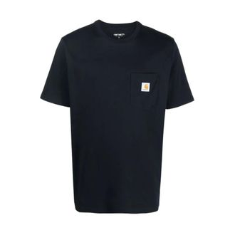 Carhartt Work in Progress Homme, Tops, Bleu, Taille: L S/S Pocket T-Shirt
