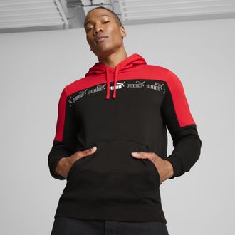 Puma Sweat &agrave; capuche Around the Block Homme, V&ecirc;tements, Rouge, XXL
