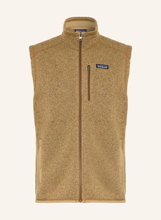 Patagonia Strick-Fleeceweste Better Sweater beige
