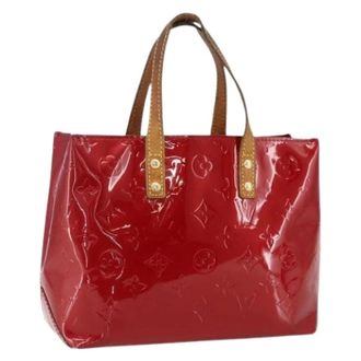 Louis Vuitton Sac &agrave; main vintage en cuir verni Pre-owned - Femme - Pre-owned - Rouge - Taille: ONE Size