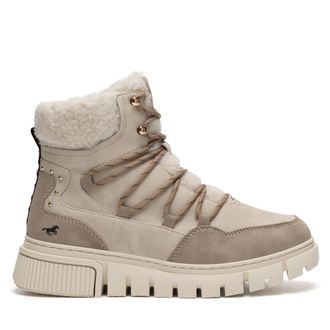 Mustang Jeans Schnürschuhe Mustang 1502-602 Beige