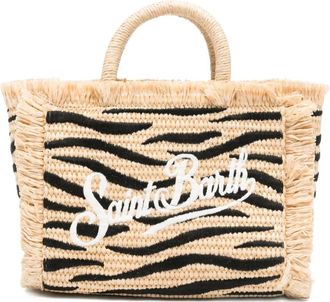 MC2 Saint Barth Femme, Sacs, Beige, Taille: ONE Size Mini Sac Cabas Vanity en Paille