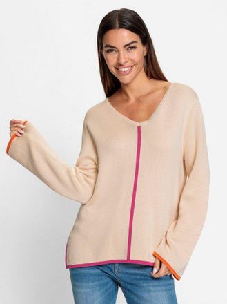 Heine Strickpullover Pullover Langarm Jacquard