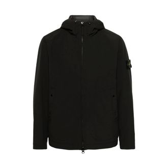 Stone Island Homme, Vestes, Noir, Taille: 2XL Veste Soft Shell