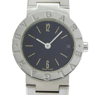 Bulgari Montre Bb23Ss Pre-owned en acier inoxydable - Femme - Pre-owned - Noir - Taille: ONE Size