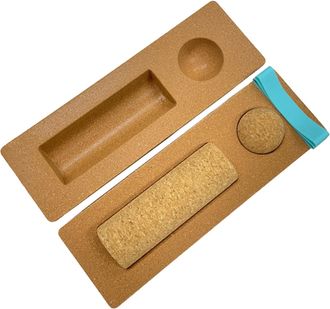 Generic Kork-Balance-Board-Fu&szlig;st&auml;rkungsger&auml;t, 4-in-1-Kork-Fu&szlig;- Und Kn&ouml;chel-Balance-Board-Set, Verbessert Gleichgewicht, Stabilit&auml;t Und Fu&szlig;kraft For Heim- Und 