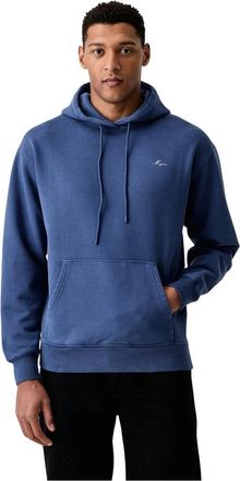 Msgm Msgm - SweaT-shirt &agrave; capuche avec logo brod&eacute; - Homme - Sweatshirts et sweats &agrave; capuche - Bleu - Taille: M