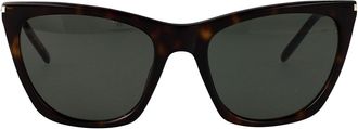 Saint Laurent Lunettes De Soleil - Marron