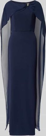 Swing Abendkleid mit abnehmbarem Cape
