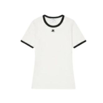 Courr&egrave;ges Femme, Tops, Blanc, Taille: 36 FR Collection de T-shirts et Polos &eacute;l&eacute;gants