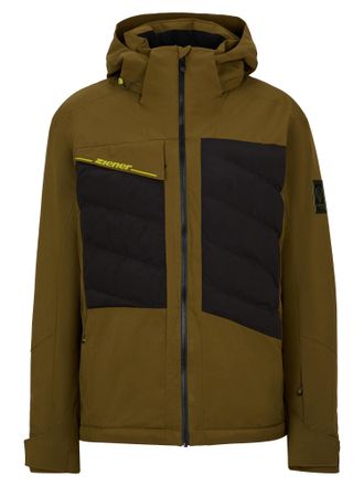 Ziener Herren Tidal-Z Ski Snowboard-Jacke | atmungsaktiv, wasserdicht, Seaweed, 60