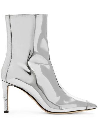 Giuseppe Zanotti bottines Mirea 85 mm - Argent