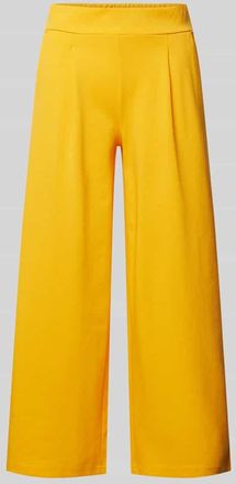 Ichi Wide Leg Stoffhose mit verk&uuml;rztem Schnitt Modell Kate Sus