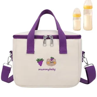 Generico Diapers Tote - Cute Travel Nappy Bag, Multifunctional Large Capacity Mommy Diaper Bags With Insulation Layer Compartment | Adjustable Storage Bag Show