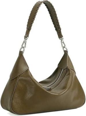 Generic NYSBH Sacs &agrave; main tendance en cuir sous les aisselles pour femmes de luxe &agrave; bandouli&egrave;re Hobos Demi-lune, Vert