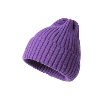 Generic Bonnets en tricot de couleur unie pour homme et femme en automne et hiver, Color5, M