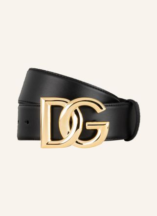 Dolce & Gabbana Lederg&uuml;rtel schwarz