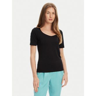 Benetton United Colors Of Benetton T-Shirt 3FJHD401P Schwarz Slim Fit