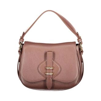 Coccinelle Sac bandouli&egrave;re en cuir - Femme - Sacs - Brun - Taille: ONE Size