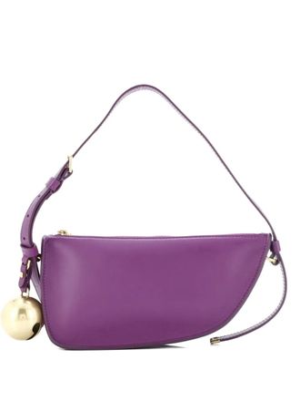 Burberry Shield Sling Shoulder Bag Leather Mini crossbody bag - Violet
