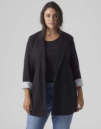 Vero Moda Curve Blazer in Schwarz