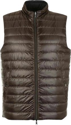 Herno Homme, Vestes, Brun, Taille: 2XL Quilted Puffer Vest