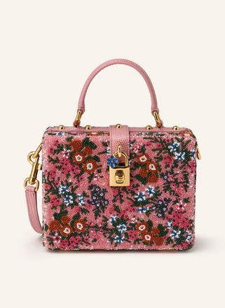Dolce & Gabbana Handtasche Mit Pailletten rosa