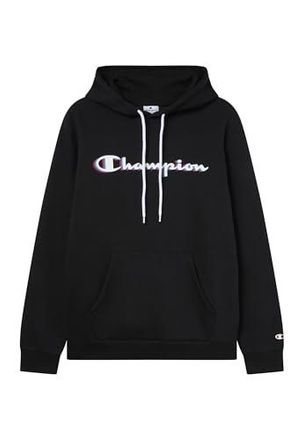 Champion Legacy Man - Sweat &agrave; Capuche avec Grand Logo pour Homme, Noir, M, Noir (Kk001), M