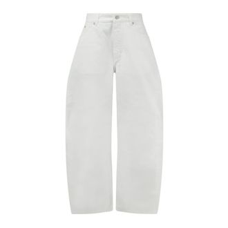 Alaia Round Wide-Leg Jeans - - Jeans - Damen - Wei&szlig; - W26