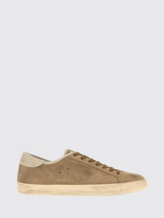 Golden Goose Baskets basses Super-Star en cuir su&eacute;d&eacute; &agrave; effet us&eacute;