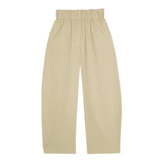 Cortana Rocco- Leinen- und Schurwollhose sand- - - Trousers - Damen - Beige - S