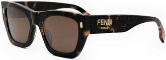 Fendi Stylische Sonnenbrille f&uuml;r deinen Look - - Accessories - unisex - Schwarzk - 53 MM