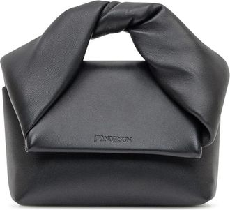 J.W.Anderson Femme, Sacs, Noir, Taille: ONE Size Petit sac &agrave; poign&eacute;e sup&eacute;rieure Twister en cuir