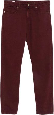 Incotex Gerades Jeans - - Jeans - Herren - Rot - W35