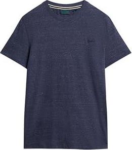 Superdry Vintage Logo Micro EMB Tee M1011350A Dark Indigo Blue Marl Taille S, Bleu (Dark Indigo Blue Marl), S