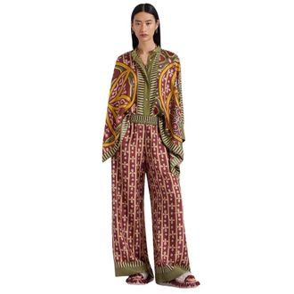 La DoubleJ Damen, Hosen, Mehrfarbig, 2XLGröße