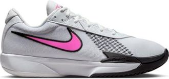 Nike Nike Homme Air Zoom G.t. Cut Academy Chaussure de Basketball, Blanc/Rose/Noir, 48.5 EU