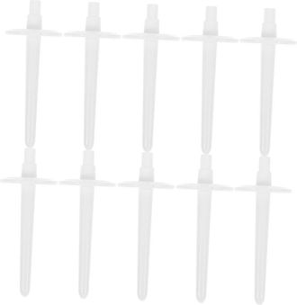 Soimiss 12 Stück Nähmaschinen Spulenhalter aus Kunststoff Weiß Ersatz Spulenstift für Haushaltsnähmaschinen Garnspulenhalter für Effizientes Nähen und Knotenv