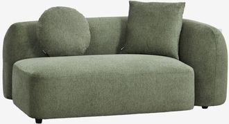 Sklum 2-Sitzer-Eckmodul rechts f&uuml;r Modulsofa aus Coco-Chenille