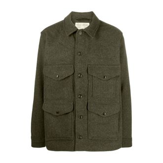 Filson Waldgr&uuml;ne Wollhemdjacke - - Jackets - Herren - Gr&uuml;n - XS