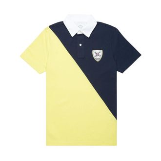 Brooks Brothers Homme, Tops, Multicolore, Taille: M Polo Color-Block Coupe Slim en Coton