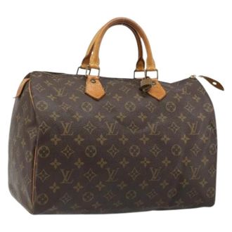 Louis Vuitton Pre-owned Speedy 35 Sac &agrave; main - Femme - Pre-owned - Brun - Taille: ONE Size