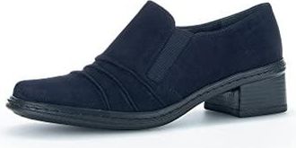 Gabor Femme Chaussures Basses, Dame Mocassin,Chaussons,Pantoufles,Chaussures de collège,Loafer,Chaussures daffaires,Bleu (atlantik) / 16,40 EU / 6.5 UK