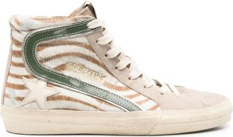 Golden Goose Low-Top Sneaker - Sneakers Whitebrowngreen - Gr. 35 (EU) - in Bunt - für Damen