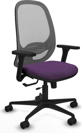 Piqueras y Crespo Cilanco Telearbeitssessel mit 3D-Armen, h&ouml;henverstellbare Lendenwirbelst&uuml;tze, ausgestattet mit Syncro/Translack und Schneidschaum, mit Rollen von 65 m