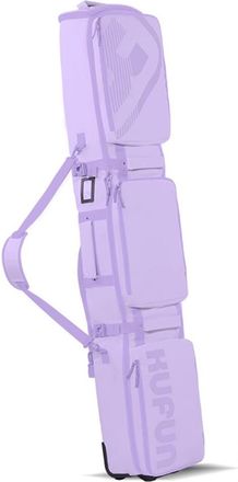Generic Snowboardtasche Mit Rollen, Doppelte Skitasche Mit Rollen, Gepolsterte, wasserdichte Snowboardtasche, F&uuml;r Flugreisen, Passend F&uuml;r Ski Und Skischuhe, E