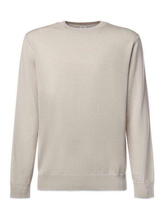 Eleventy Rundhalspullover - Beige
