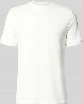 Guess T-Shirt mit Strukturmuster und Rundhalsausschnitt